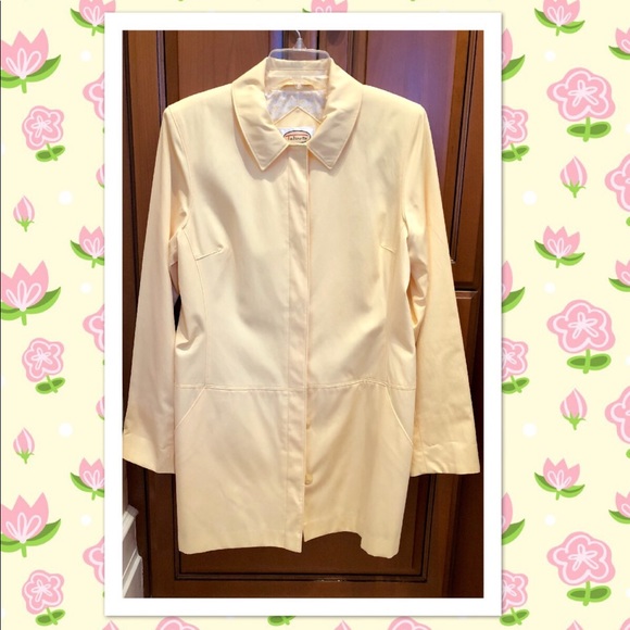 Talbots | Jackets & Coats | Nwt Beautiful Talbots Pale Yellow Jacket ...